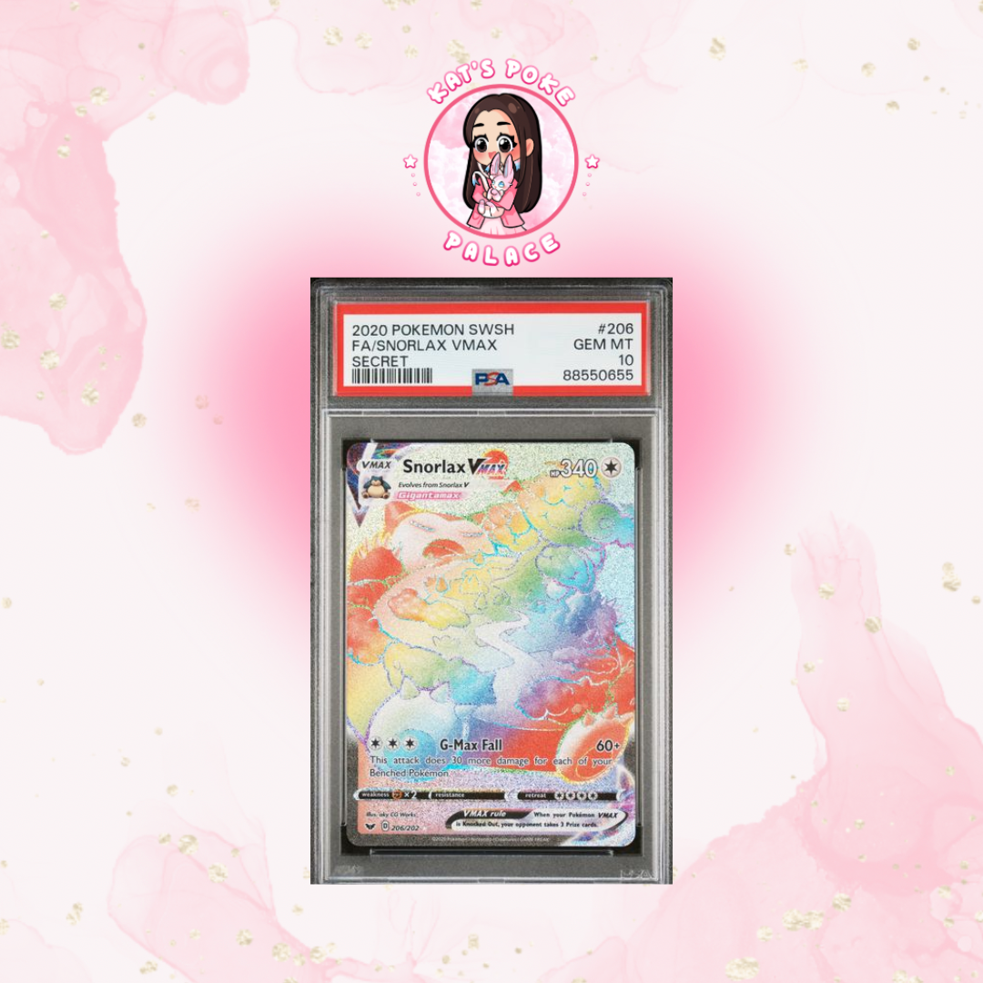 Snorlax Vmax #206 Psa 10 GEM MINT – Kat's Poke Palace