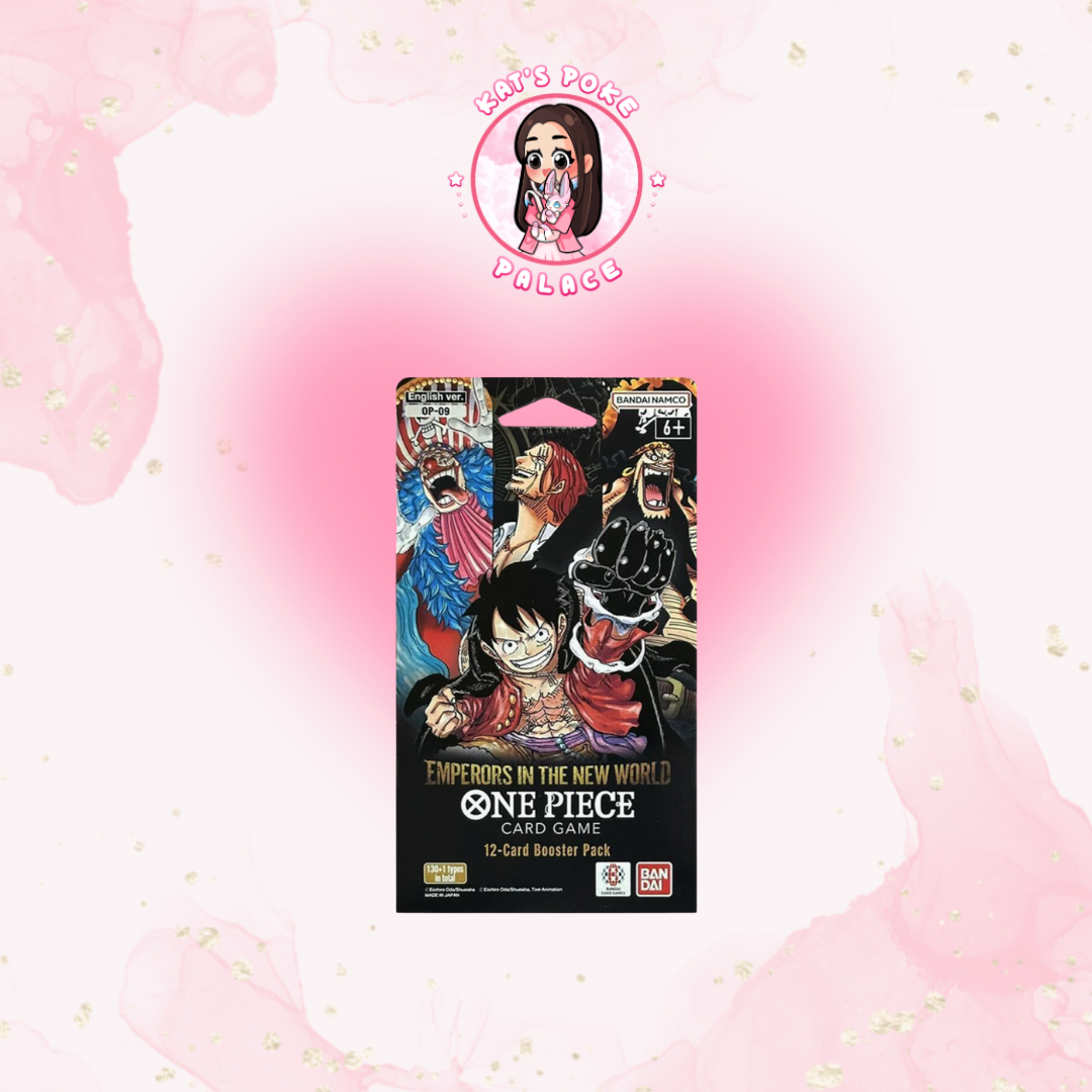 One Piece 09 "Emperors in the New World" Sleeved Booster Pack – Kat's Poke Palace