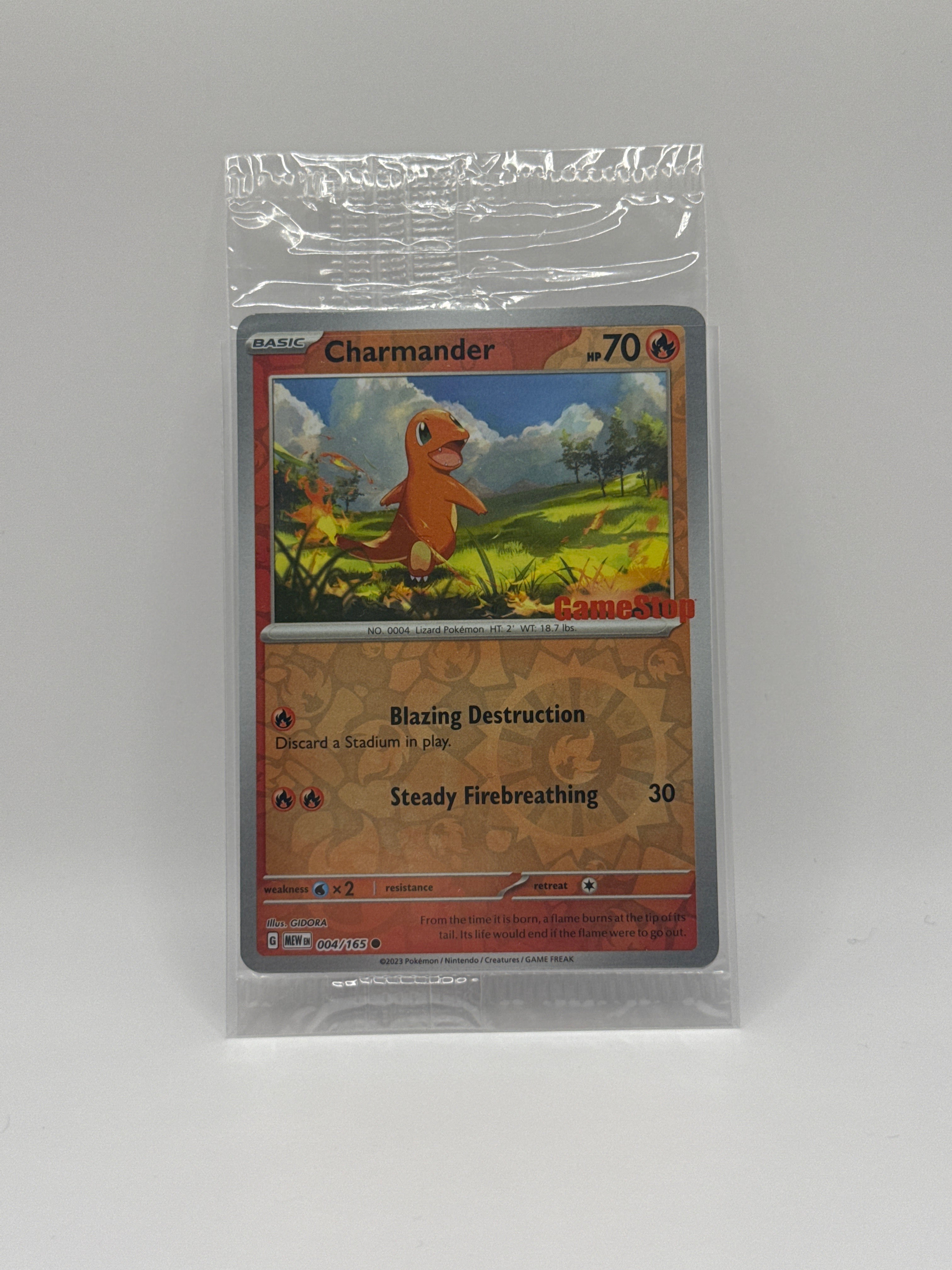 Charmander Game Stop Promo 004/165 [Sealed] – Kat's Poke Palace