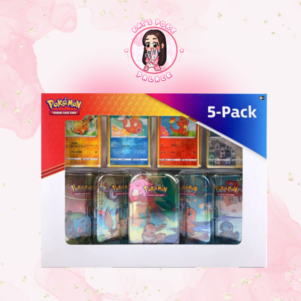 Kanto Friends 5 Pack Mini Tins – Kat's Poke Palace